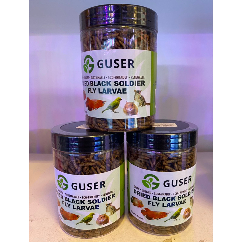 Guser - Dry Black Soldier Fly Larvae | Shopee Malaysia