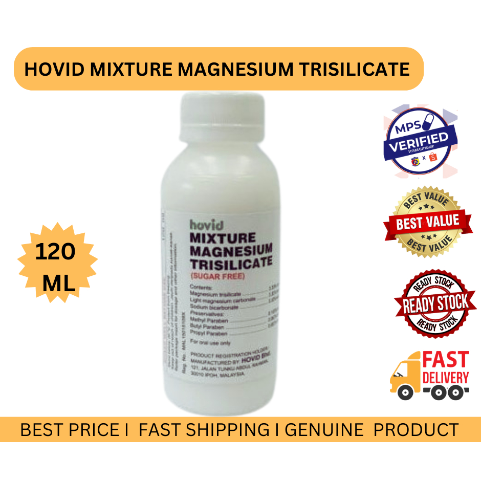 HOVID MIXTURE MAGNESIUM TRISILICATE (120ml MMT) | Shopee Malaysia