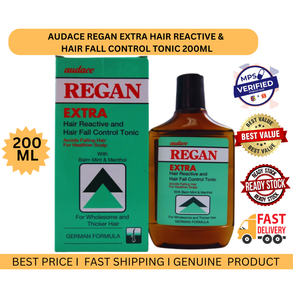 AUDACE REGAN EXTRA HAIR REACTIVE & HAIR FALL CONTROL TONIC 200ML ...