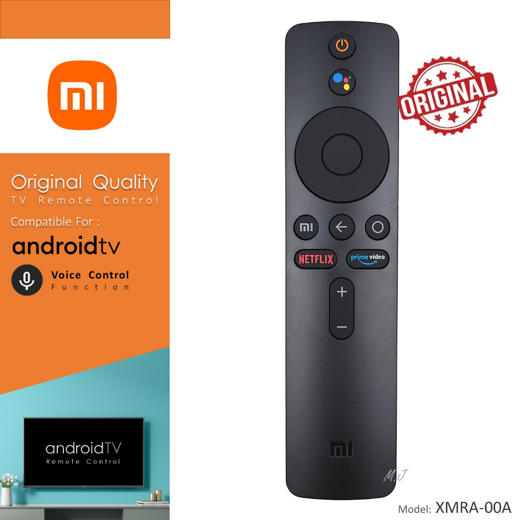 MI *Original* Xiaomi Android Smart TV Remote Control With Google ...