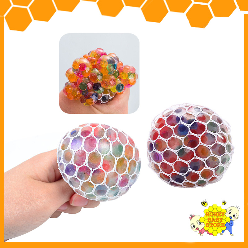 Kids Anti Stress Sensory Toy Stress Relief Toy Colorful Squishy Mesh ...