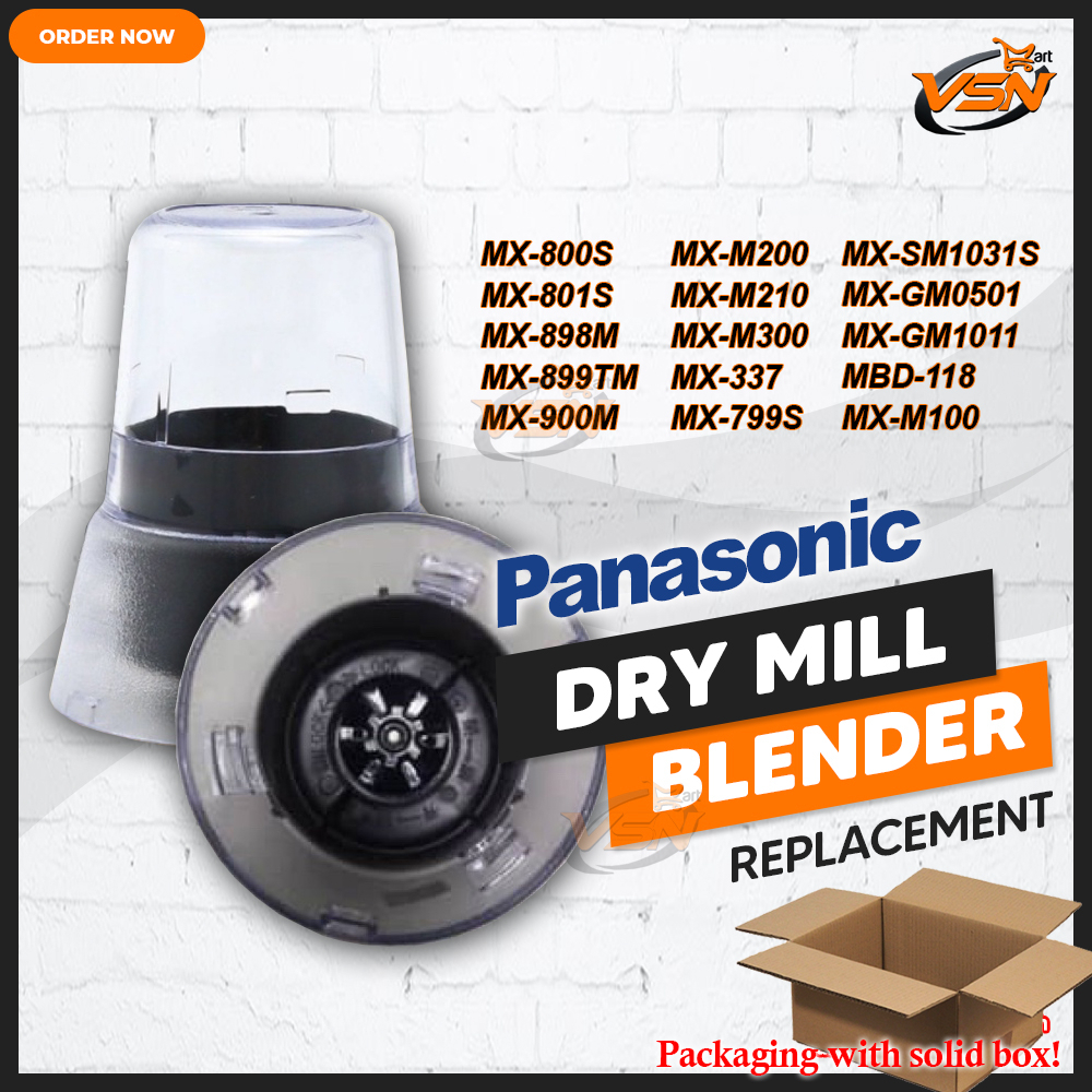 Panasonic Blender Dry Mill Drymill Jug Kering 1011H/800S/801S/900M High ...