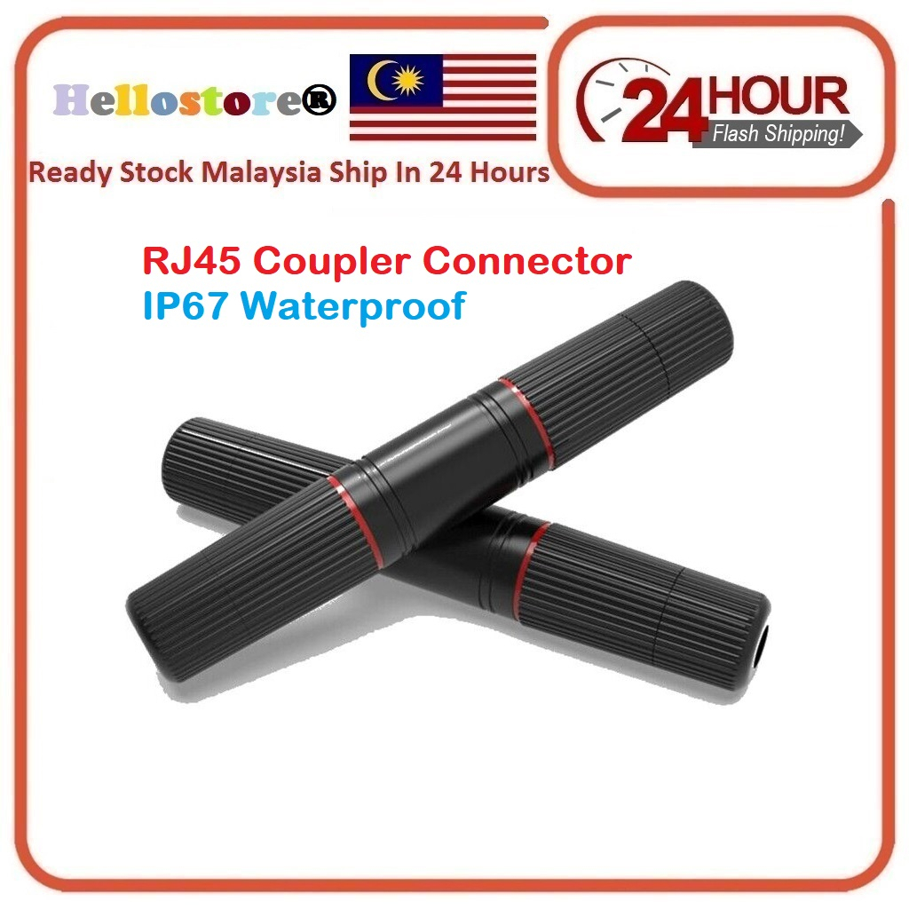 RJ45 Waterproof IP67 Ethernet Network Cable Connector for Cat5 Cat6 ...