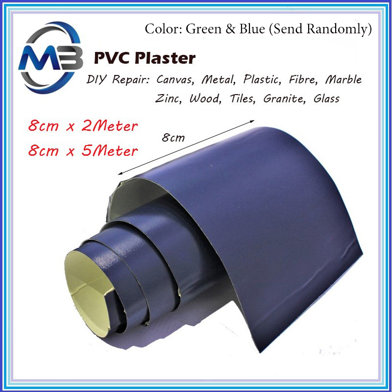 PVC Plaster Roll 2m/5m Tape Canopy Tent Canvas Wall Flooring DIY Repair ...