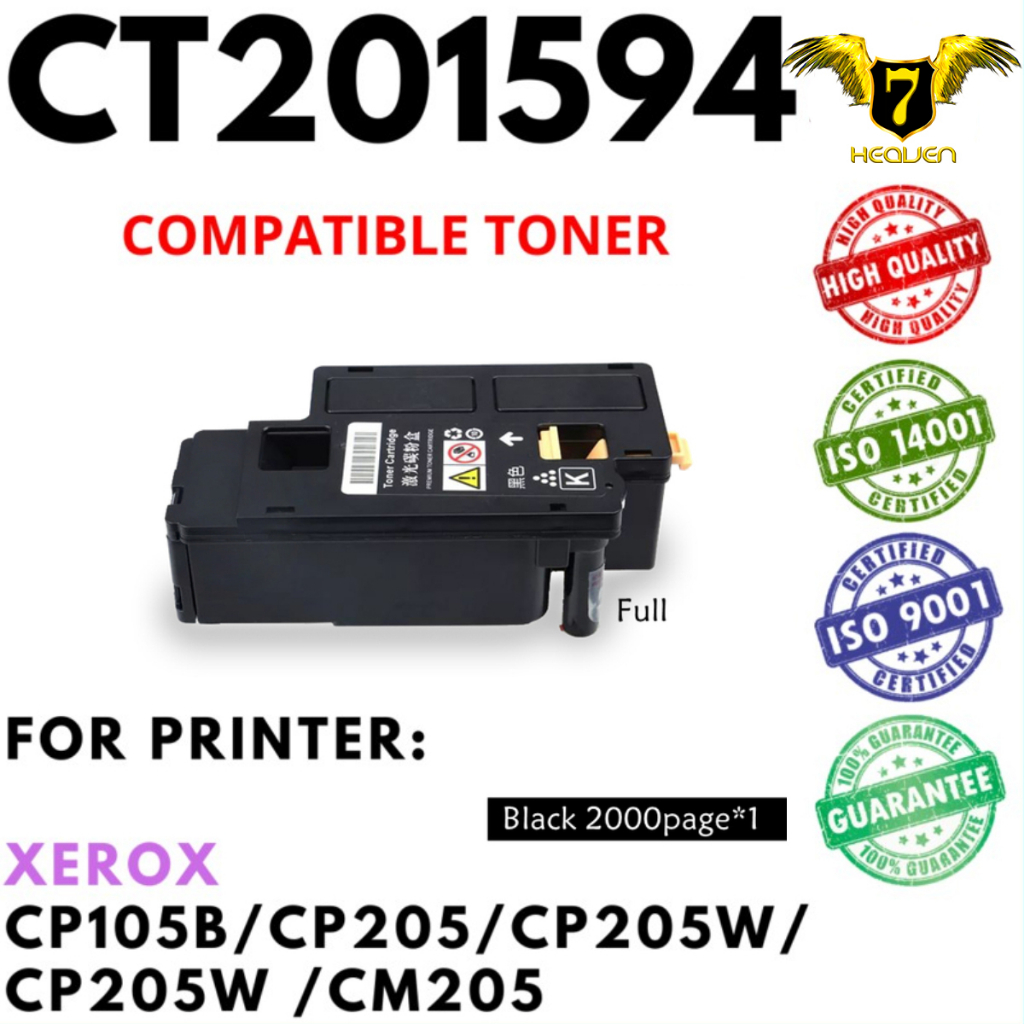 (Black) Fuji Xerox Compatible Laser Toner CM205b CM205f CM205fw CM215b ...