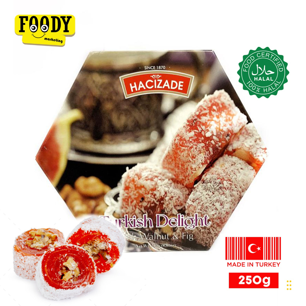 Turkish Delights Lokum Sedap Manisan Dari Turki | Turkish Sweet - 250g ...