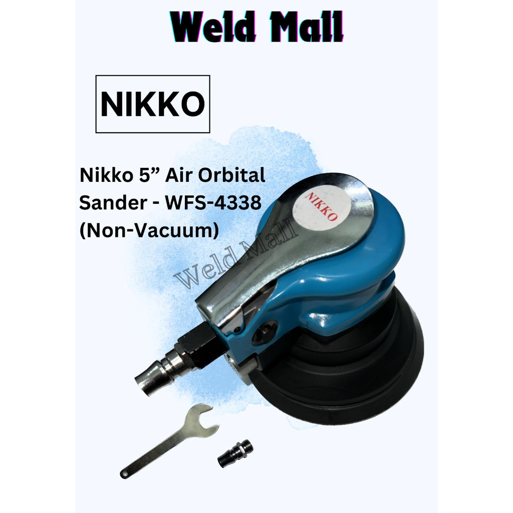 Nikko 5" Air Orbital Sander - WFS-4338 (Non-Vacuum) | Shopee Malaysia