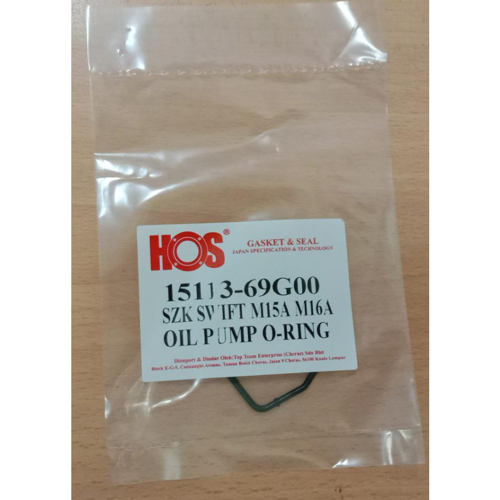 OIL PUMP O-RING [ SUZUKI SWIFT M15A M16A ] [ 15113-69G00 ] | Shopee ...