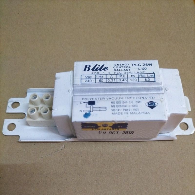 [Clearance] PLC 26W Choke / Ballast For PLC Tube (SIRIM) | Shopee Malaysia