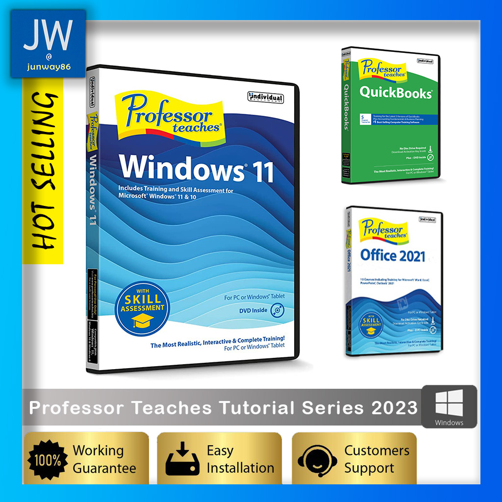 Professor Teaches Office 2021 | Windows 11/10 |QuickBooks 2023 ...