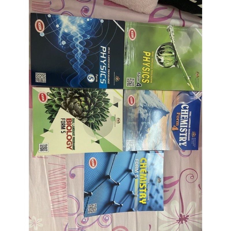 PRELOVED TEXTBOOK FORM 4& FORM 5 PHYSICS, CHEMISTRY AND BIOLOGY ...