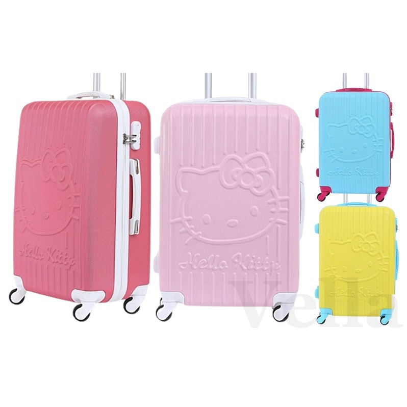 VELLA Cute 2 in 1 Set Hello Kitty Luggage bag Travel ABS suitcase ...