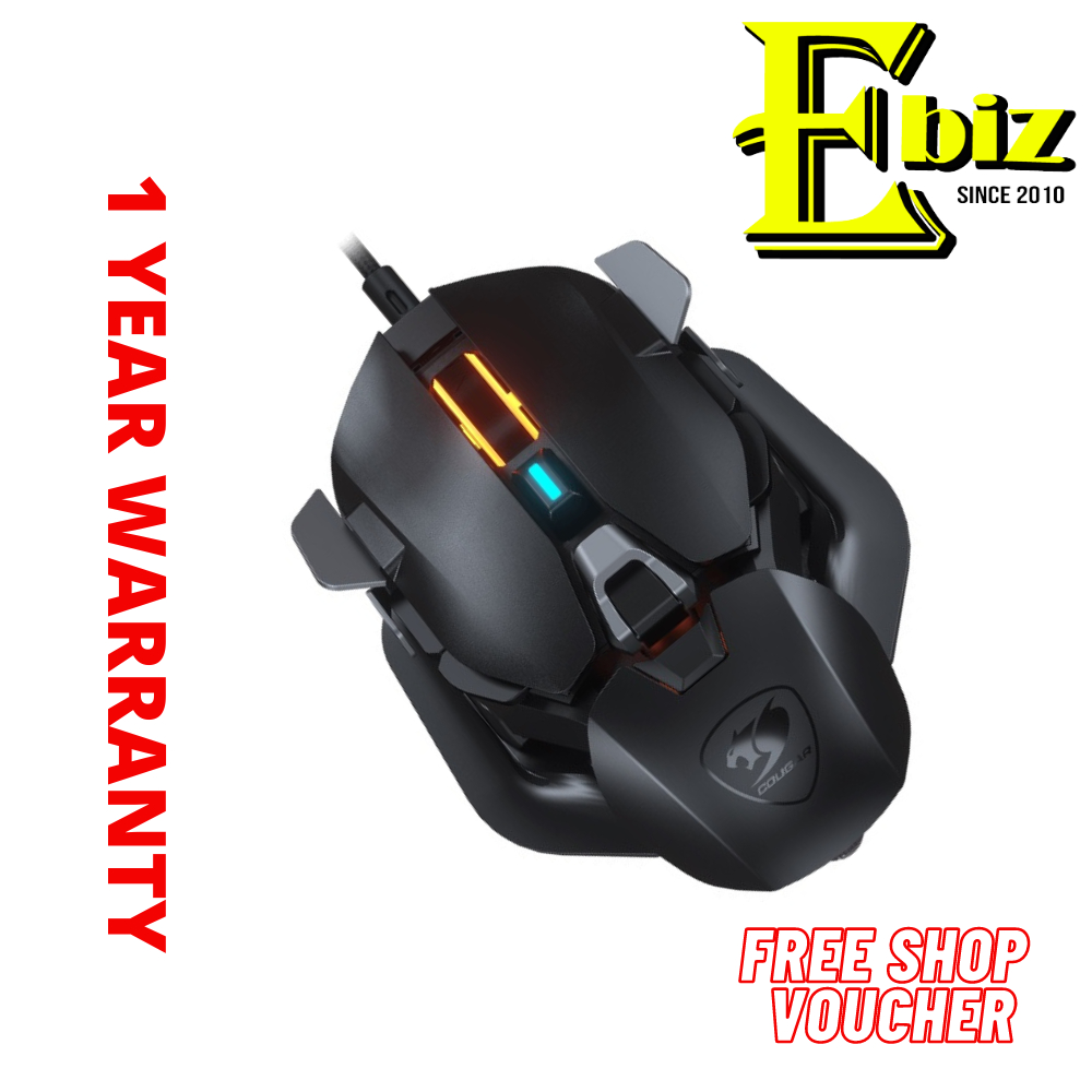 COUGAR DUALBLADER Fully Customizable Gaming Mouse With Ambidextrous ...
