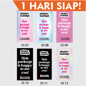STICKER LABEL PRODUCT | STICKER SEAL V2 | Shopee Malaysia