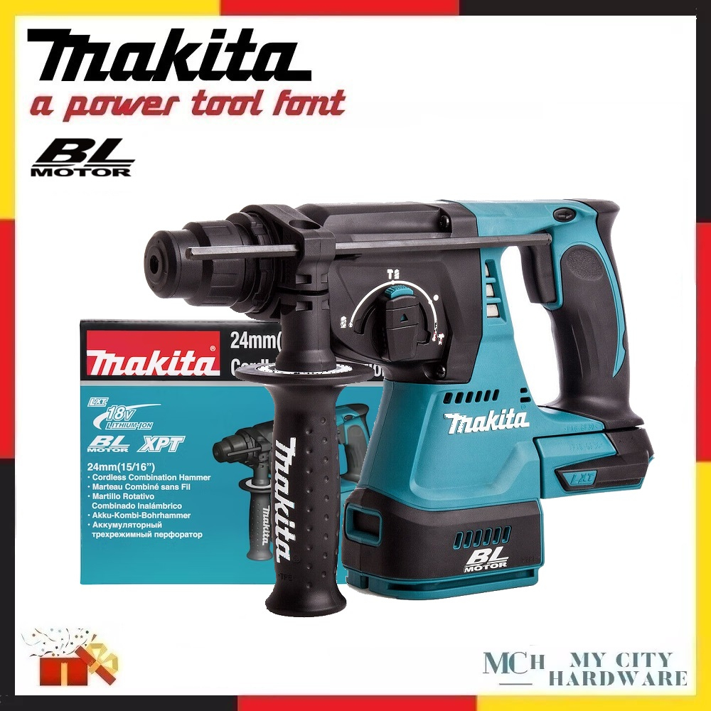 Makita DHR242Z 24mm ( 15/16" ) 18V 3 Modes Brushless Cordless Rotary ...