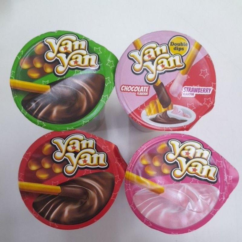 MEIJI YAN-YAN CREAMY FLAVOUR DIP BISCUIT SNACK 44gr | Shopee Malaysia