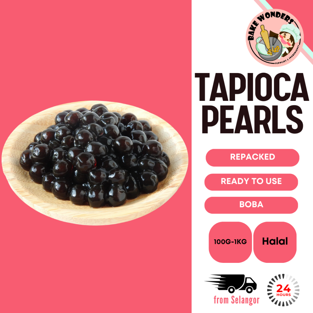 Tapioca Pearls/Boba Tea/ Bubble Tea Essentials/ Bubble Tea Ingredients ...