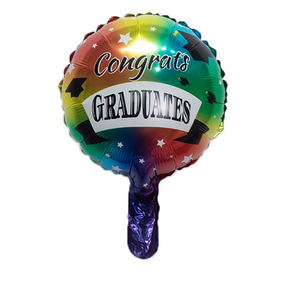 Graduation Foil Balloon Banner Cake Topper happy graduation balloon ...