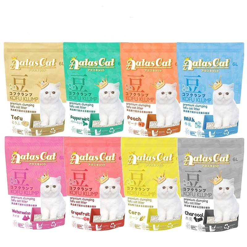 Aatas Cat Tofu Cat Litter-6L(2.5kg) | Shopee Malaysia