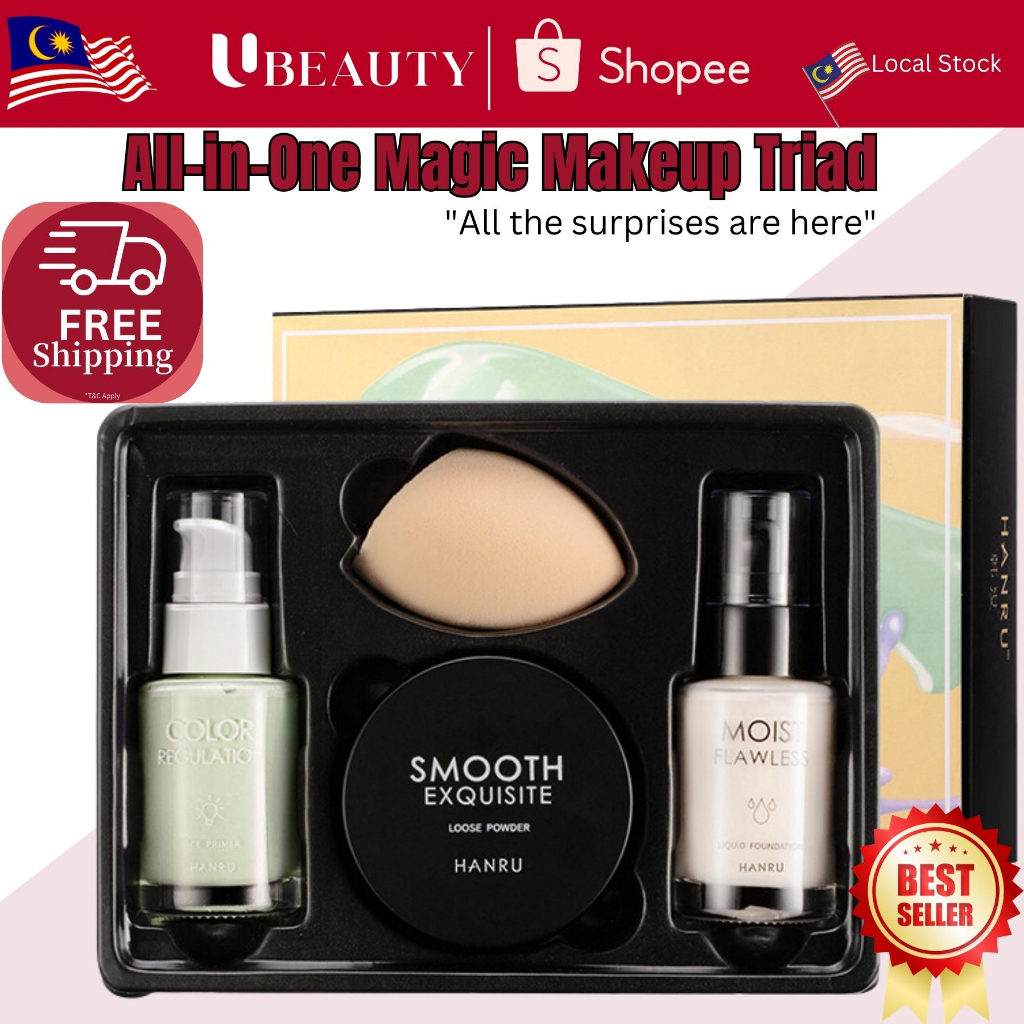 uBeauty All-in-One Makeup Set – Beginner-Friendly Kit with Foundation ...