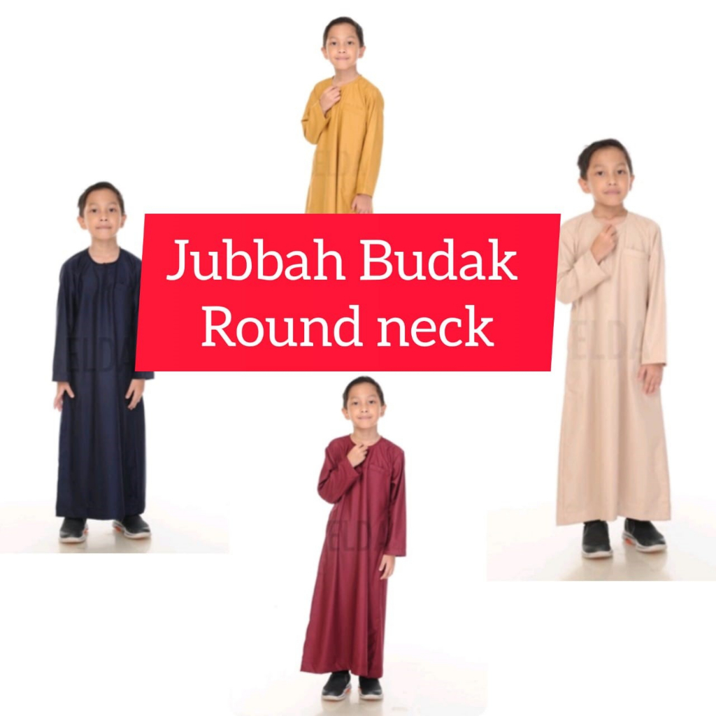 Jubah Budak Lelaki Round Neck Cotton Eksklusif Boys Jubah Oman MARYAM ...
