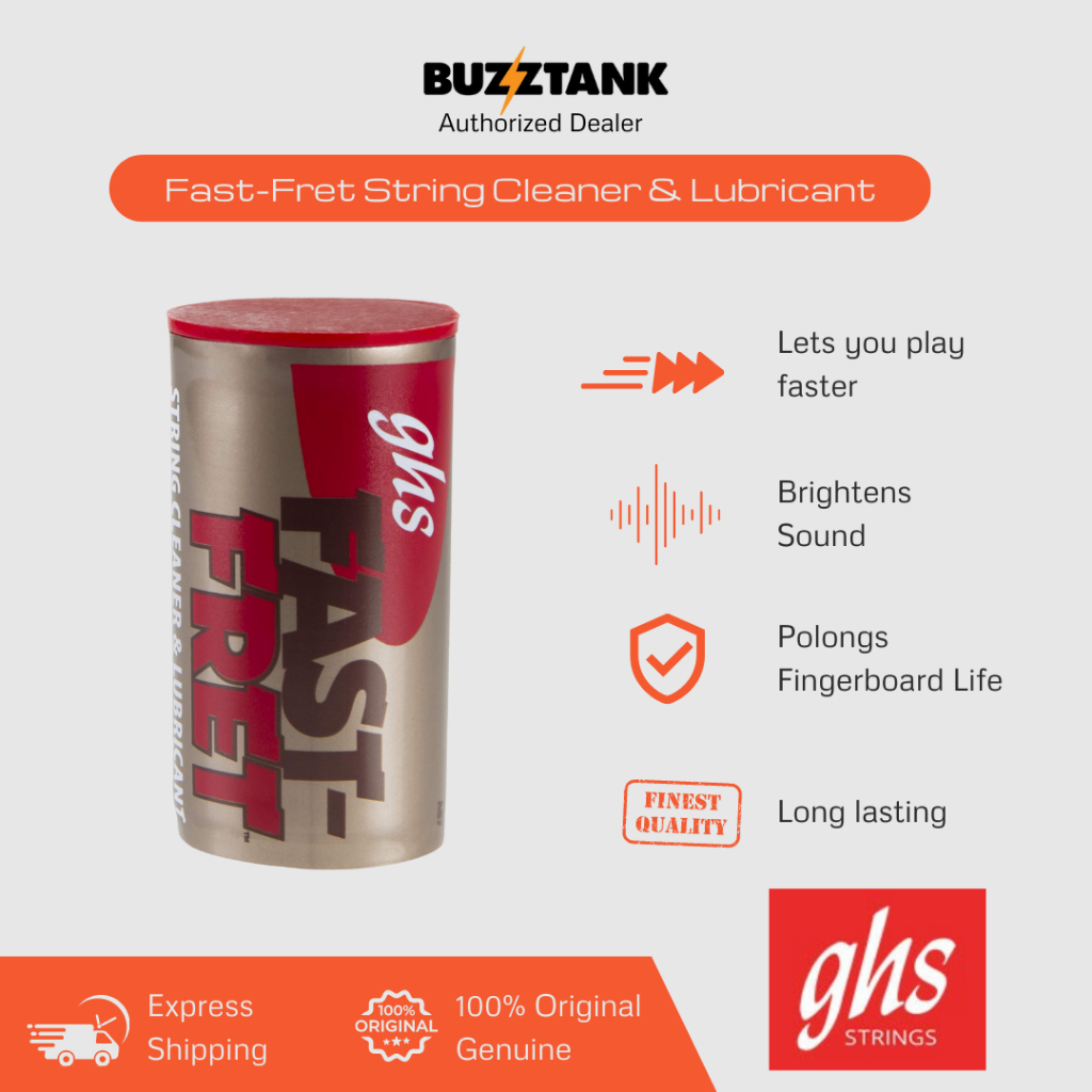 GHS A87 Strings Fast-Fret Fast Fret String Cleaner and Lubricant ...