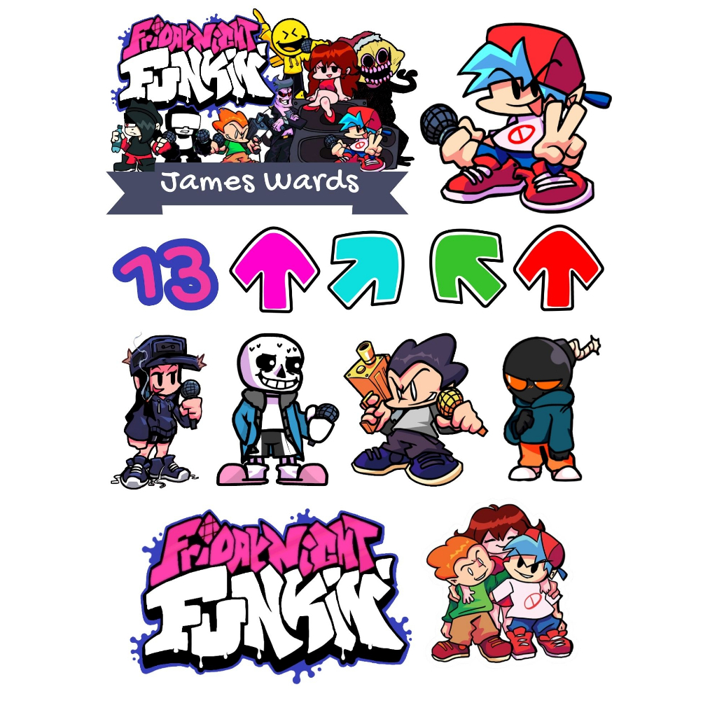 Friday Night Funkin Custom Topper Birthday Cake | Shopee Malaysia