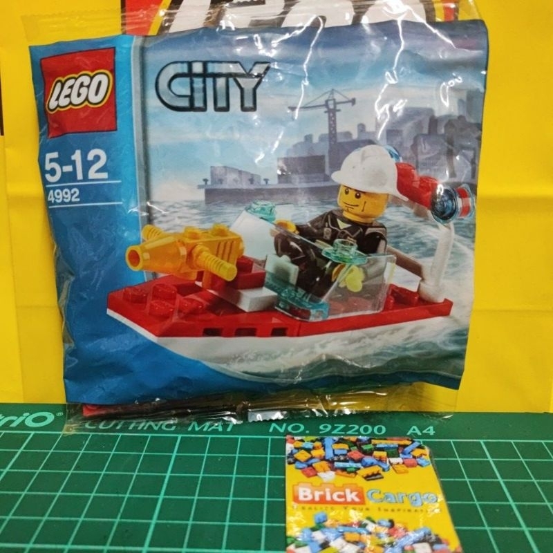 Lego City Town Fire set 4992 -Fire Boat polybag | Shopee Malaysia