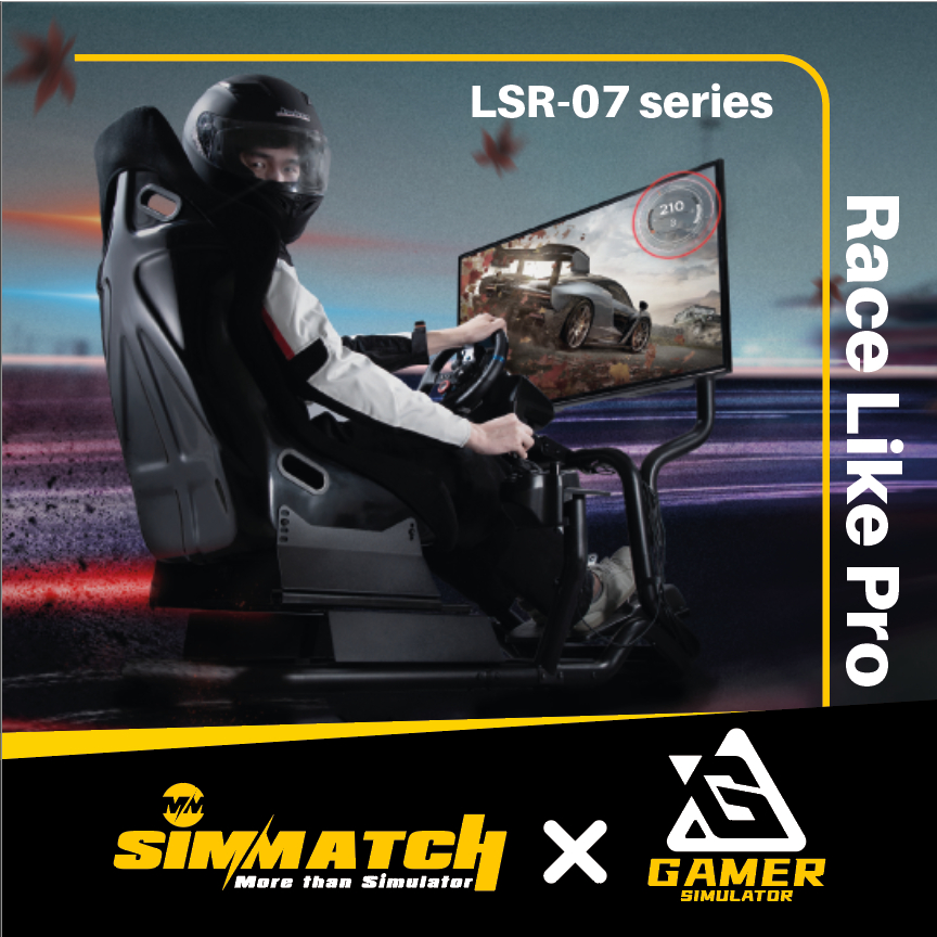 SIMMATCH PREMIUM RACING simulator COCKPIT SEAT Full Set Racing ...