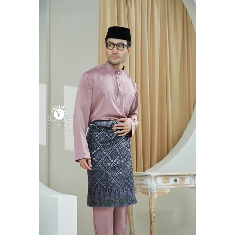 BAJU MELAYU DUSTY PURPLE BY YUSRA COLLECTION | Shopee Malaysia