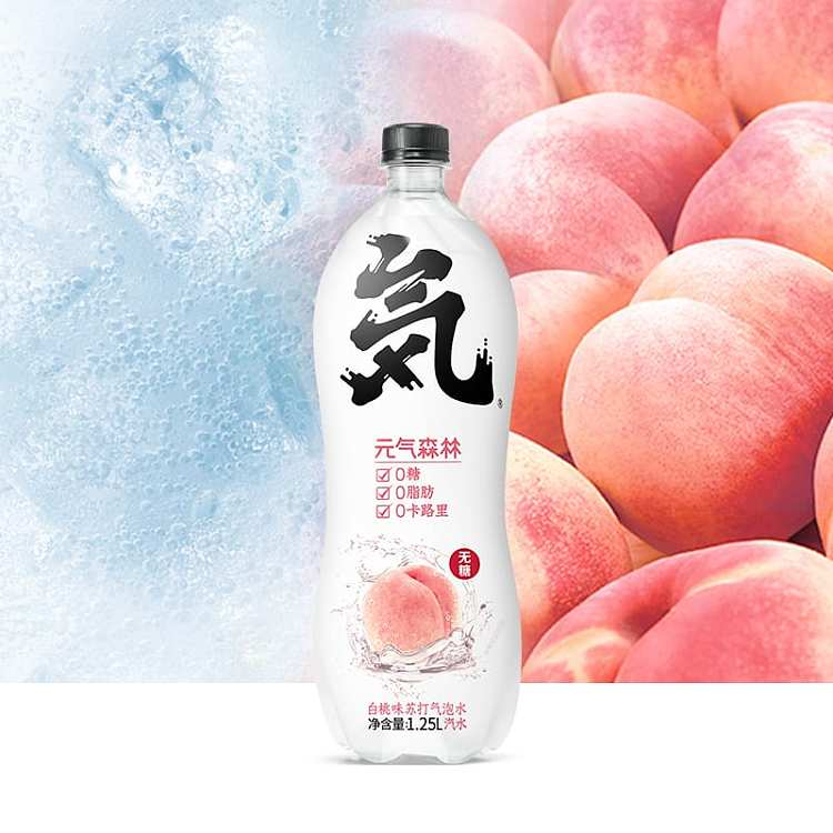 Genki Forest Sparkling Water 480ML Fruit Flavour Beverage Soda Water ...