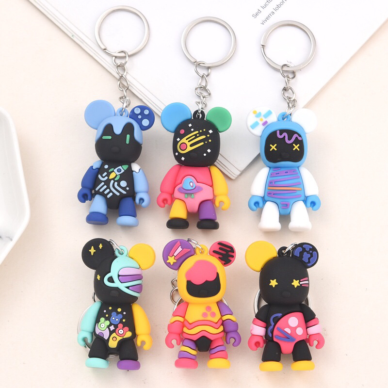 Fantasy Starry Sky Cute Bear Keychain | Shopee Malaysia