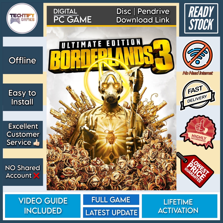 [PC Game] Borderlands 3 Ultimate Edition - Offline [Disc | Pendrive ...