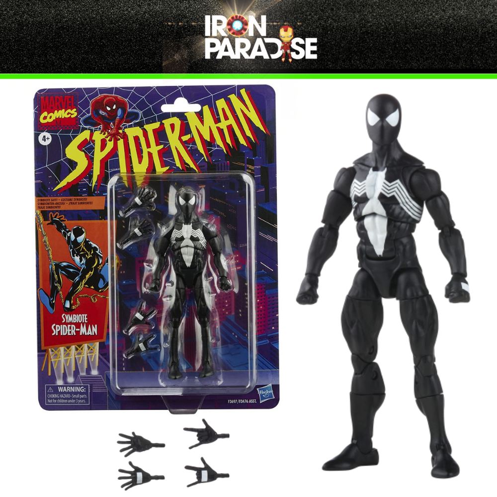 Marvel Legends (KO) Retro Spiderman Symbiote Action Figure | Shopee ...