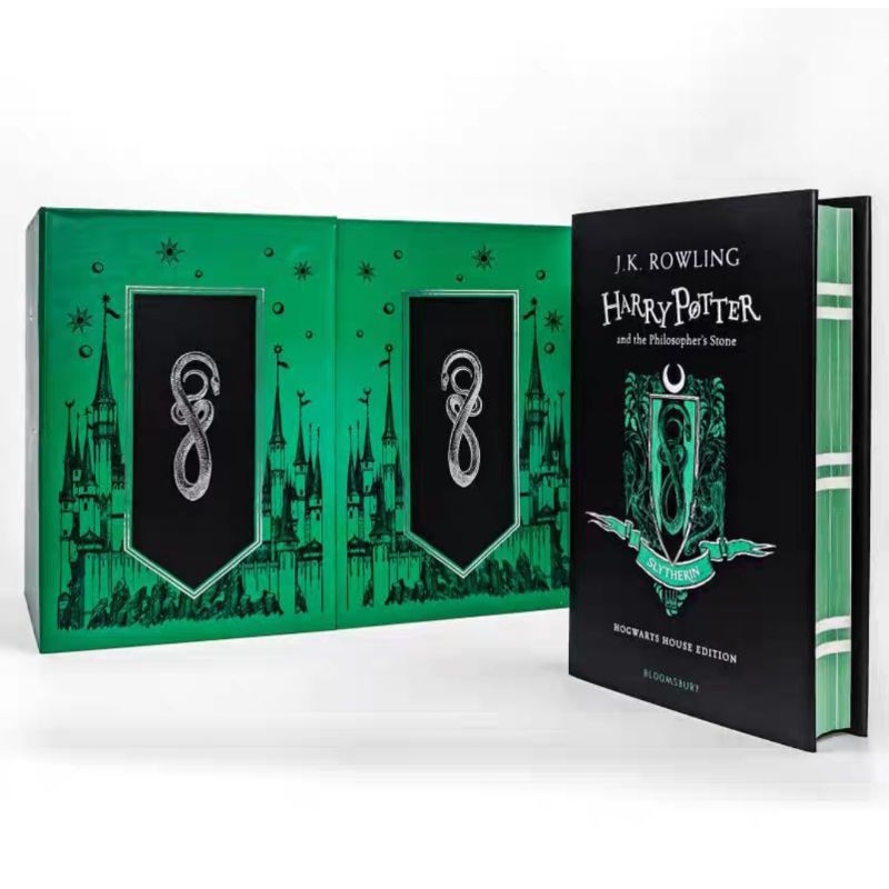 [Original hardcover box set] Harry Potter Hogwarts Hufflepuff Ravenclaw ...