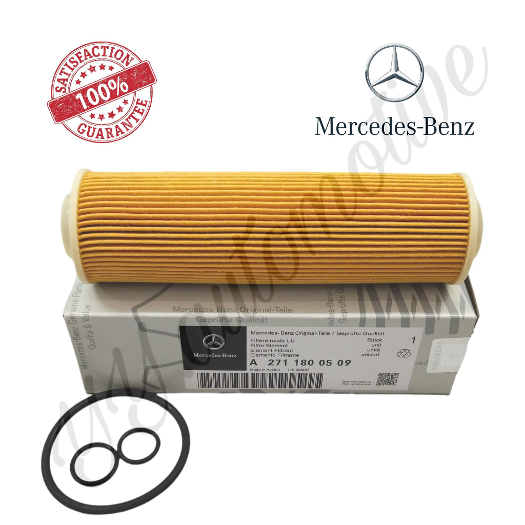A2711800509 MERCEDES BENZ OIL FILTER M271 CGI ENGINE W204 (C180 C200 ...