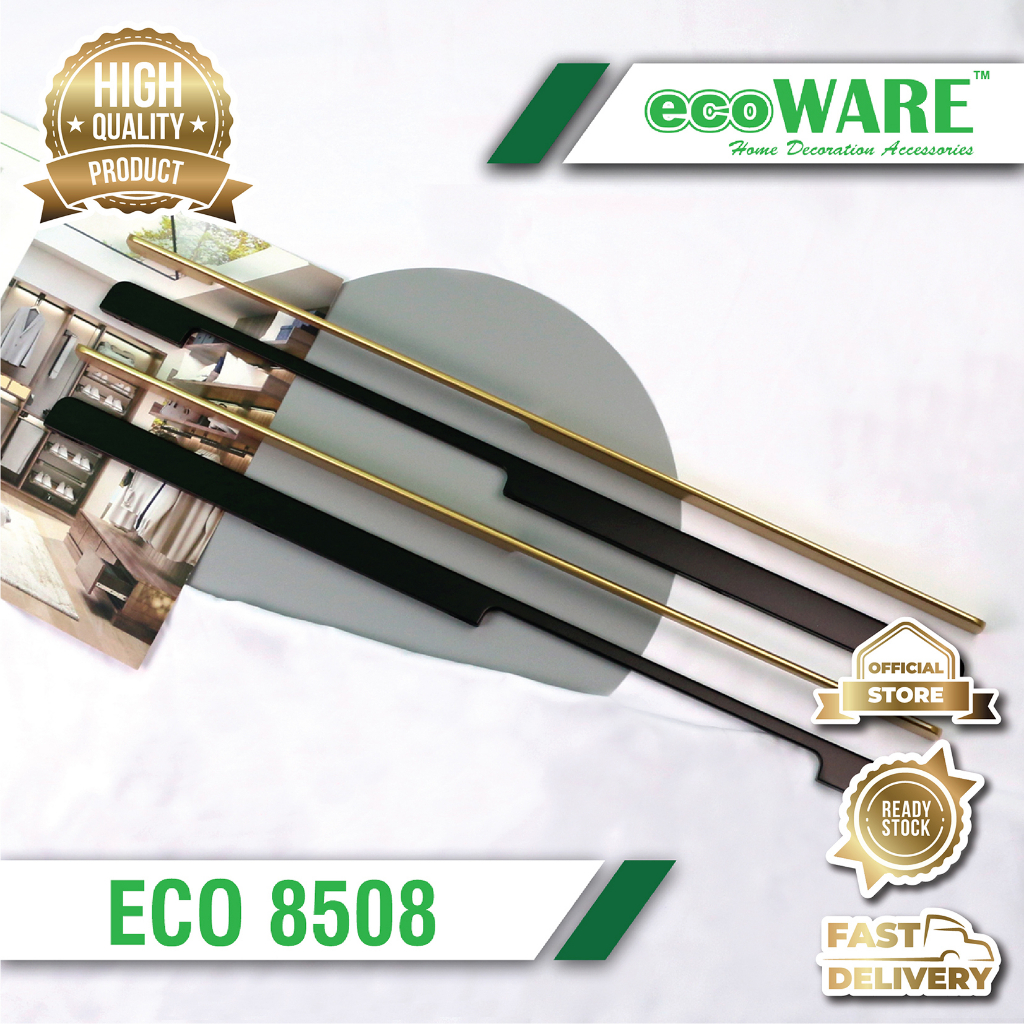 ecoWARE ECO8508 Long Handle Modern Wardrobe Cabinet Door Handle ...