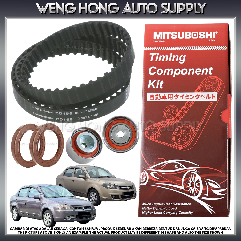 [ Mitsuboshi ] Proton Saga BLM FLX FL SV Timing Belt Kit Set 144MY25 ...