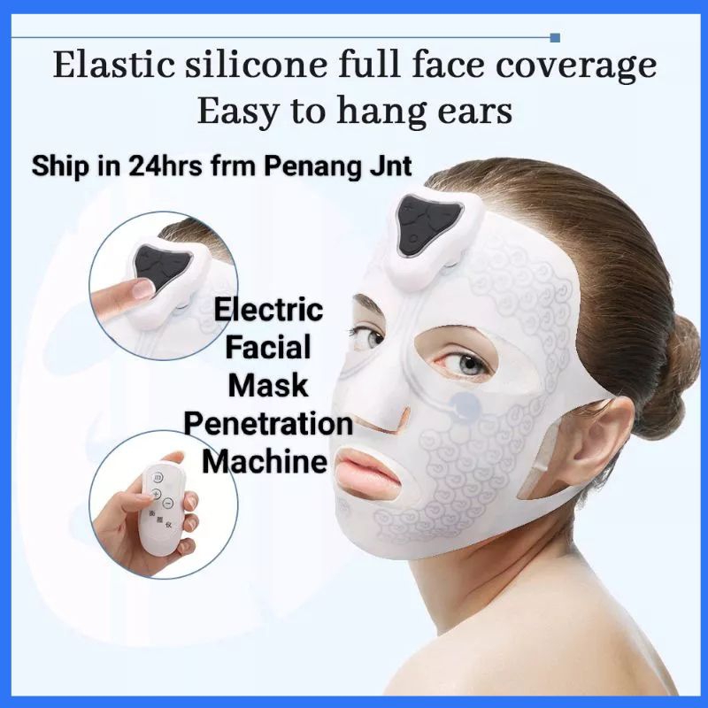 Electric Facial Mask Importer Ems Magnet plus vibration beauty massager ...