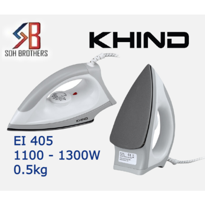 Khind Electric Dry Iron EI405 (0.5kg) | Shopee Malaysia