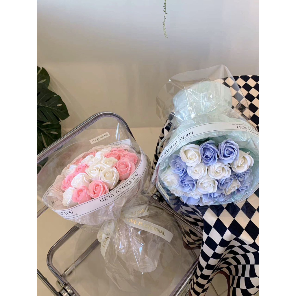 Real Flower Bouquet/Real Rose Bouquet/Preserved flower Bouquet/ gift ...