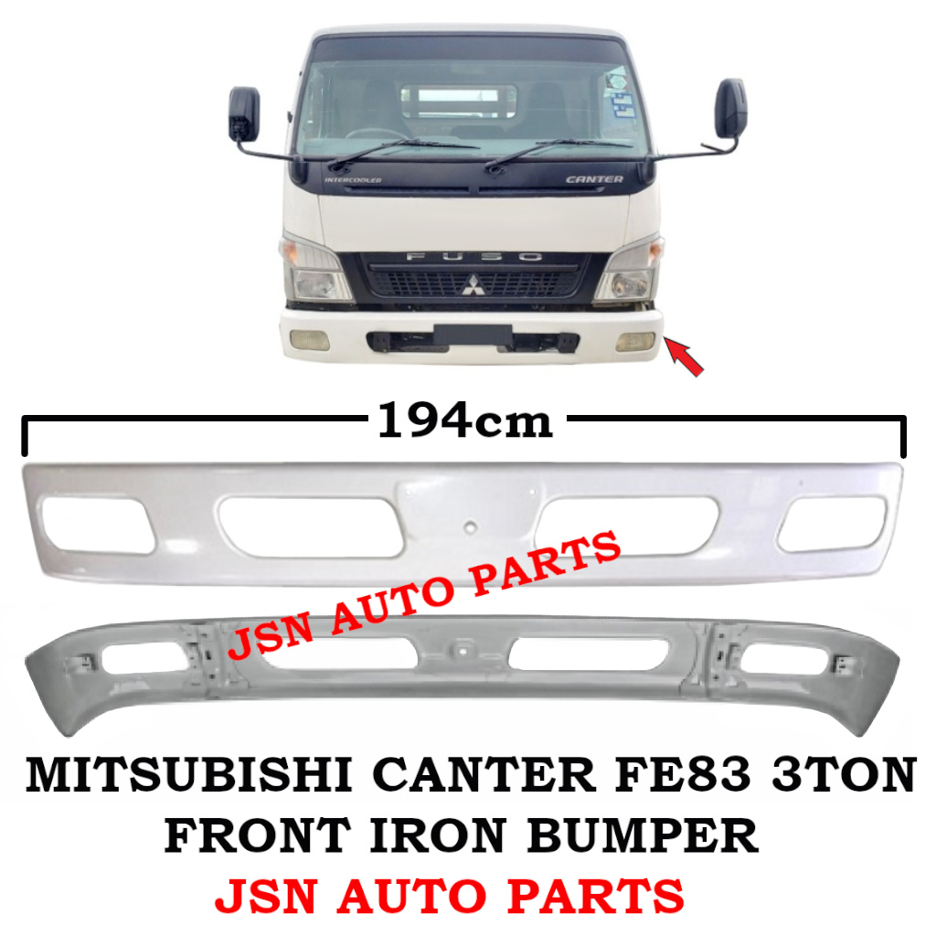 J125S06 MITSUBISHI FUSO CANTER FE83 FE85 3 TON FRONT IRON BUMPER ...