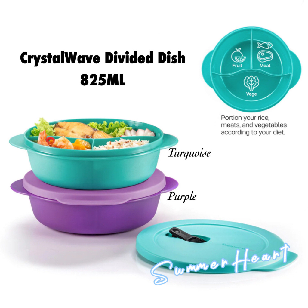 Tupperware Microwaveable Divided Dish 825ml -1PC | Shopee Malaysia