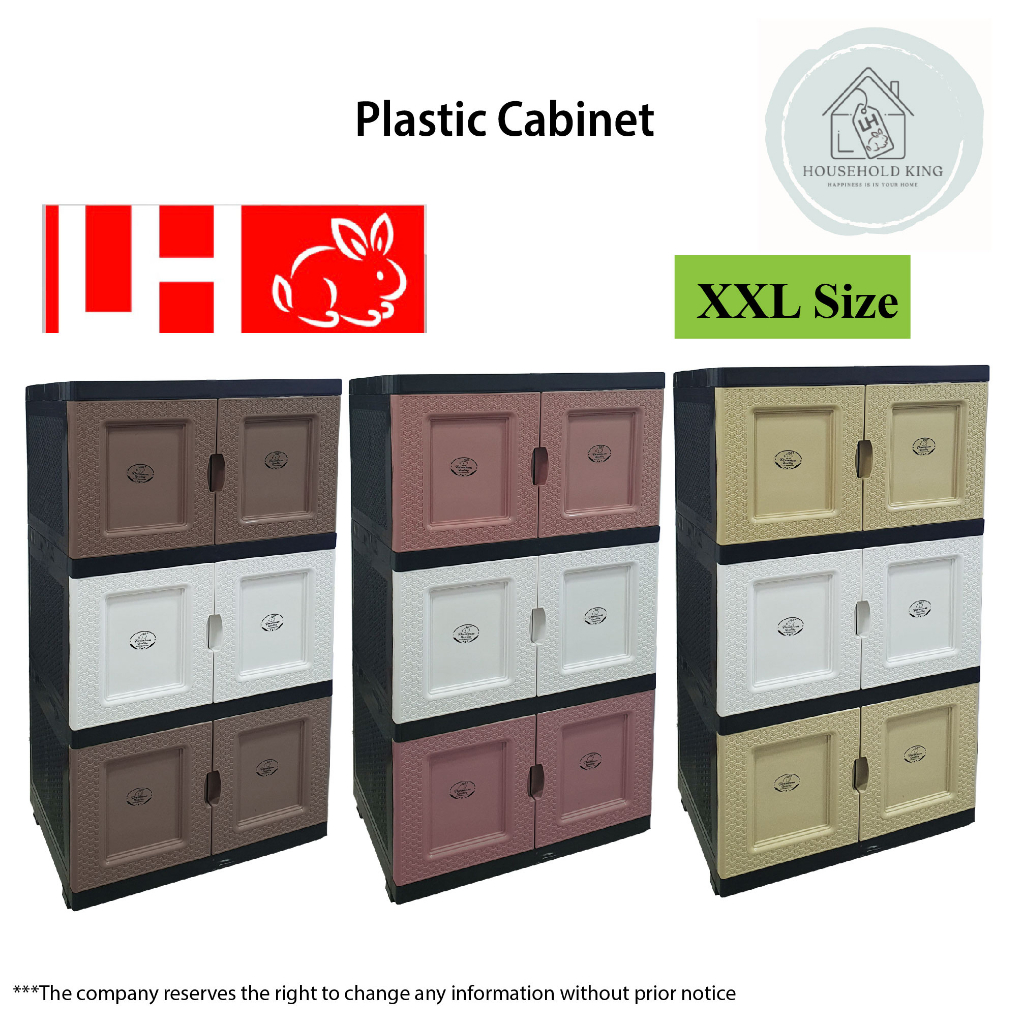3 Tier Plastic Cabinet Storage/ Almari Kabinet Plastik/ Almari ...