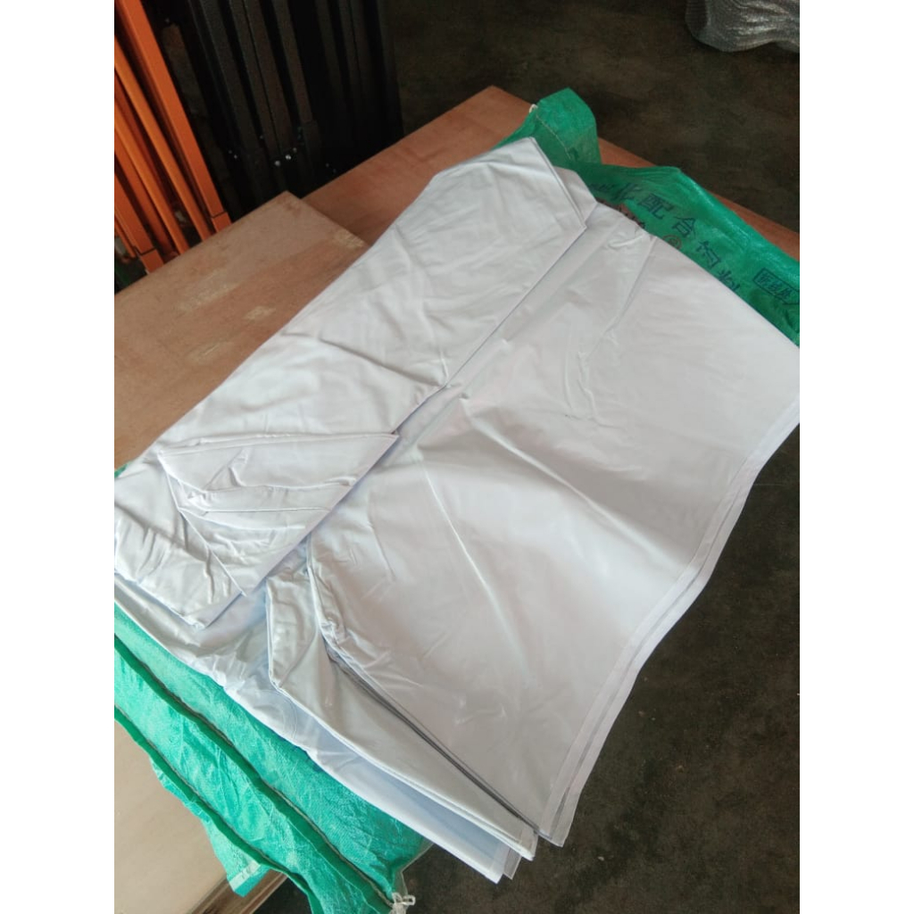 KAIN KHEMAH NIAGA PVC A80 SAIZ 6ft X 6ft (2M X 2M) DAN 8ft X 8ft (2.5M ...