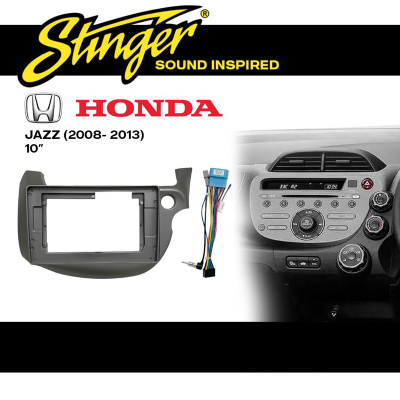 🇲🇾Car Casing 10" INCH For Android Player With Socket - HONDA JAZZ 2008 ...
