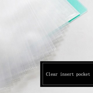 ReadyStock A4 Pastel Colour 30/60/100 Pockets File Folder Certificate ...