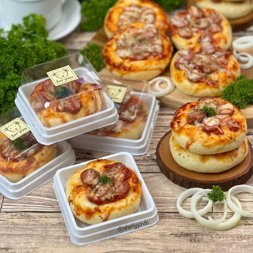PPF - Mooncake Mini Bread Cake Clear Box With Lid | Disposable Muffin ...