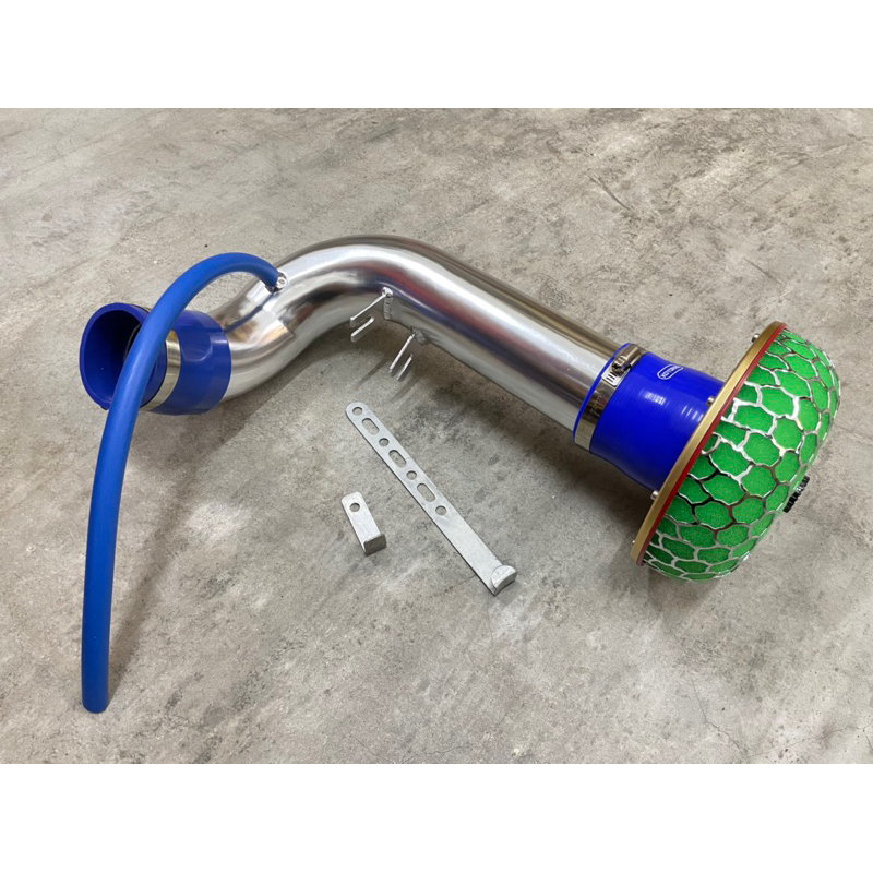 PROTON CAMPRO ENGINE OPEN POD AIR INTAKE SILVER CHROME RAM PIPE KIT ...