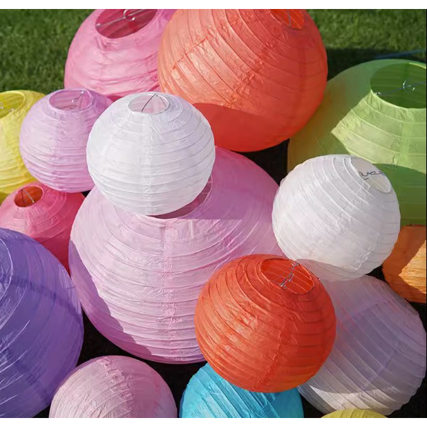 Plain Paper Round Lantern 20CM/25CM | Shopee Malaysia
